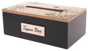 Dřevěná krabička na kapesníky 24×9×14 cm