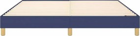 Rám postele s boxspringem modrý 160 x 200 cm textil 3120628