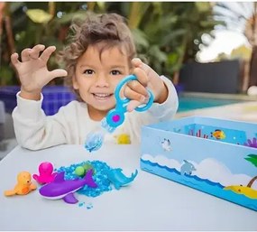 PLAYFOAM Modelína Pluffle Oceán / Smyslová sada se zvířátky / 2 barvy,