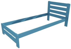 Vomaks Jednolůžková postel VMK001B Rozměr: 90 x 200 cm, Barva: barva modrá