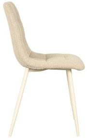 LABEL 51 jídelní židle NINO béžové bouclé UK-30.484