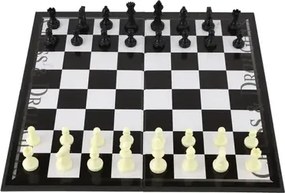 BONAPARTE Šachy a dáma 2v1 / Společenská hra / Plast / od 6 let