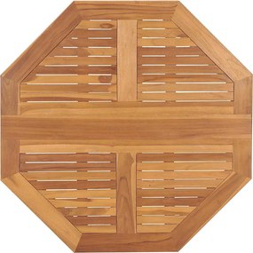 Skládací zahradní jídelní stůl 90 x 90 x 75 cm masivní teak 315447