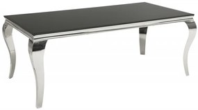 Noble Home Stříbrný jídelní stůl Modern Barock 200 cm