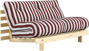 Karup Design  Rozkládací pohovka ROOTS - 140 x 200 / 422 Burgundy-Light Blue