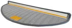 Vopi Nášlapy na schody Laguna šedá půlkruh, samolepící - 24x65 půlkruh (rozměr včetně ohybu)