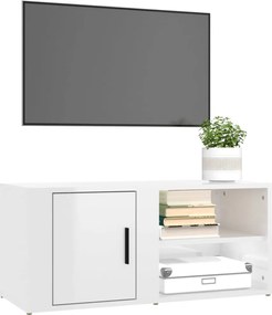 vidaXL TV skříňky 2 ks 80 x 31,5 x 36 cm kompozitní dřevo [819441] Barva: Bílá