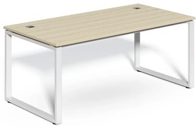 Stůl SimpleOffice 180 x 90 cm, dub světlý / bílá