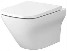 Cersanit Larga Square CleanOn, závěsná wc mísa bez sedátka, bílá, K120-004