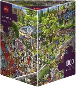 HEYE Puzzle Kočičí párty / 1000 dílků / 70 × 50 cm