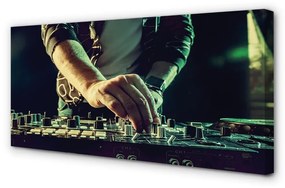 Obrazy na plátně Konzole DJ Headphones 120x60 cm