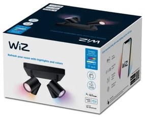 WiZ - LED RGBW Stmívatelné bodové svítidlo IMAGEO 4xGU10/4,9W/230V černá Wi-Fi