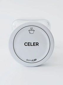 Samolepka na kořenky CELER průhledná 5 cm tučné písmo