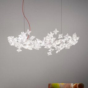 Slamp Hanami Suspension závěsné, červený kabel