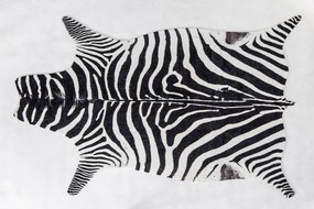 Velvetový koberec z kůže zebra 120 x 180 cm