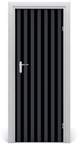 Samolepící fototapeta na dveře Černo-bílé pásky 75x205 cm