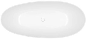 Villeroy & Boch Antao - Volně stojící vana 170x75 cm, Quaryl, Stone White UBQ170TAO7V-RW