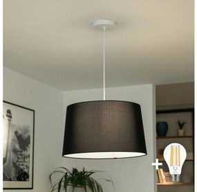 Brilagi - LED Lustr na lanku CERIA 1xE27/40W/230V pr. 45 cm černá