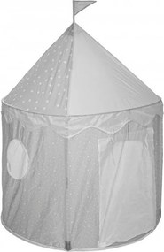 Dětský stan, O 100 cm, polyester, šedá
