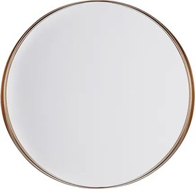 Nástěnné měděné zrcadlo ø 40 cm PINEY