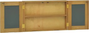 Zrcadlová skříňka 60 x 10 x 40 cm masivní teakové dřevo 338242