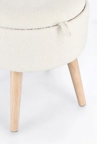 BIZZOTTO Puf ZOYA bílý 0721601