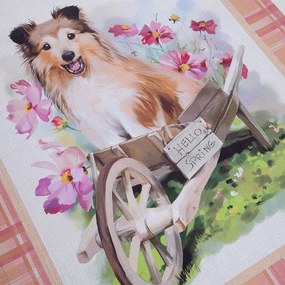 Kuchyňské utěrky ROZTOMILÍ PEJSCI 50 x 70 cm 2 ks