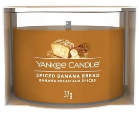 Yankee Candle Votivní svíčka ve skle Spiced Banana Bread, 37g