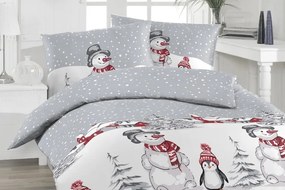 Florella Flanelové povlečení Renun Grau Rozměr: 70x90 + 140x200 cm