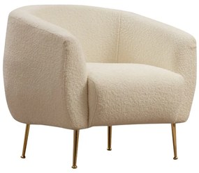 KALUNE DESIGN křeslo ESES krémová 859FTN2043