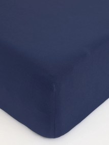 MK Lůžkoviny Jersey prostěradlo Classic 120 x 200 cm – tmavě modrá