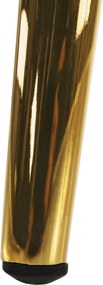 Jídelní židle, smaragdová / gold chrom-zlatý, PERLIA