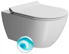 GSI PURA závěsná WC mísa, Swirlflush, 36x55 cm, bílá dual-mat 881509