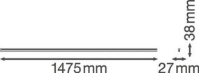 LED svítidlo LEDVANCE Linear Compact Batten 1500mm 25W/4000K neutrální bílá