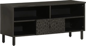vidaXL TV skříňka 100 x 33 x 46 cm masivní mangovníkové dřevo [356907] Barva: Černá