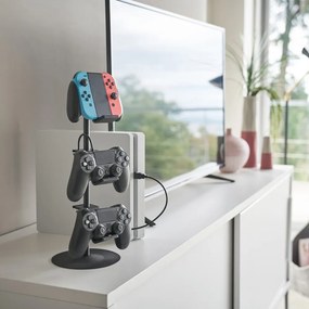 Černý kovový multifunkční stojan Smart – YAMAZAKI
