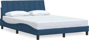 Rám postele bez matrace Hanko modrý 140 x 200 cm textil 3310397