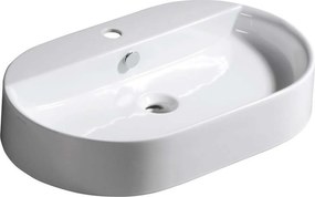 Sapho Kerasan Ring - Umyvadlo na desku, 65x12x40 cm, bílá 028501