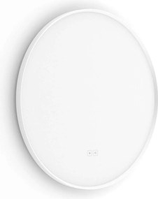 Nimco - Zrcadlo s LED osvětlením, průměr 60 cm, dvěma dotykovými senzory, bílá ZPB 61000RVX-05
