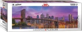 EUROGRAPHICS Panoramatické puzzle Brooklynský most, New York / 1000 dí