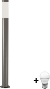 Brilagi - LED Venkovní lampa ELIA 1xE27/7W/230V 4000K IP44 100 cm chrom