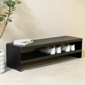 Černý ocelový botník 101,5x28x31 cm Linea – Spinder Design