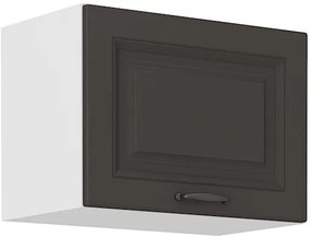 Kuchyňská skříňka Stilo 50 GU-36 1F korpus bílá, dvířka šedá