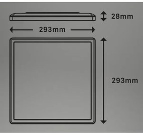 Briloner 7081-015 - LED Stmívatelné svítidlo SLIM LED/18W/230V 2700-6500K + DO