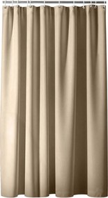 Závěs na sprchu s kroužky ESSENCIA TAUPE, 180 x 200 cm