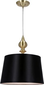 Závěsné svítidlo v černo-zlaté barvě ø 35 cm Prima Gold – Candellux Lighting