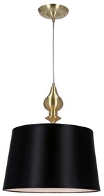 Závěsné svítidlo v černo-zlaté barvě ø 35 cm Prima Gold – Candellux Lighting