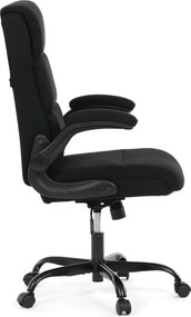 Kancelářské křeslo KA-K3104 BK, houpací mechanismus, černá látka (67 x 68) cm černá