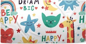 Sablio Ručník Happy day - 50x100 cm
