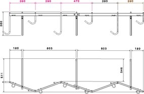 VMBal Věšák pro 6 kol